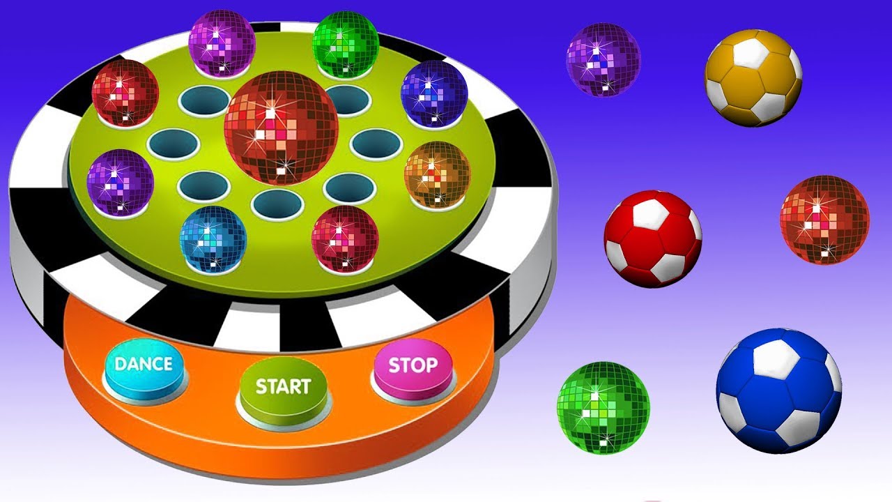 Learn Colors With Colorful Balls Finger Family Nursery Rhymes Funny ...