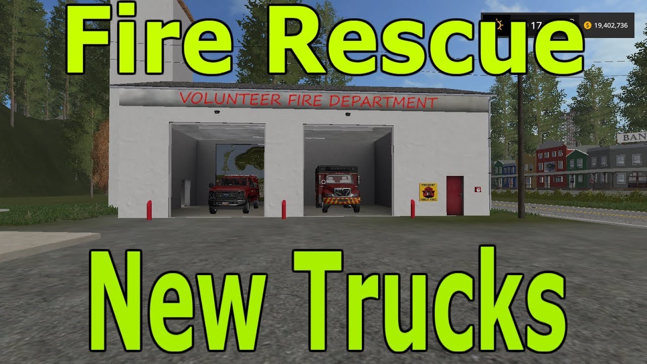 Farming Simulator 17 | Fire Rescue | FS 911 Ep | .12 Getting New Trucks ...
