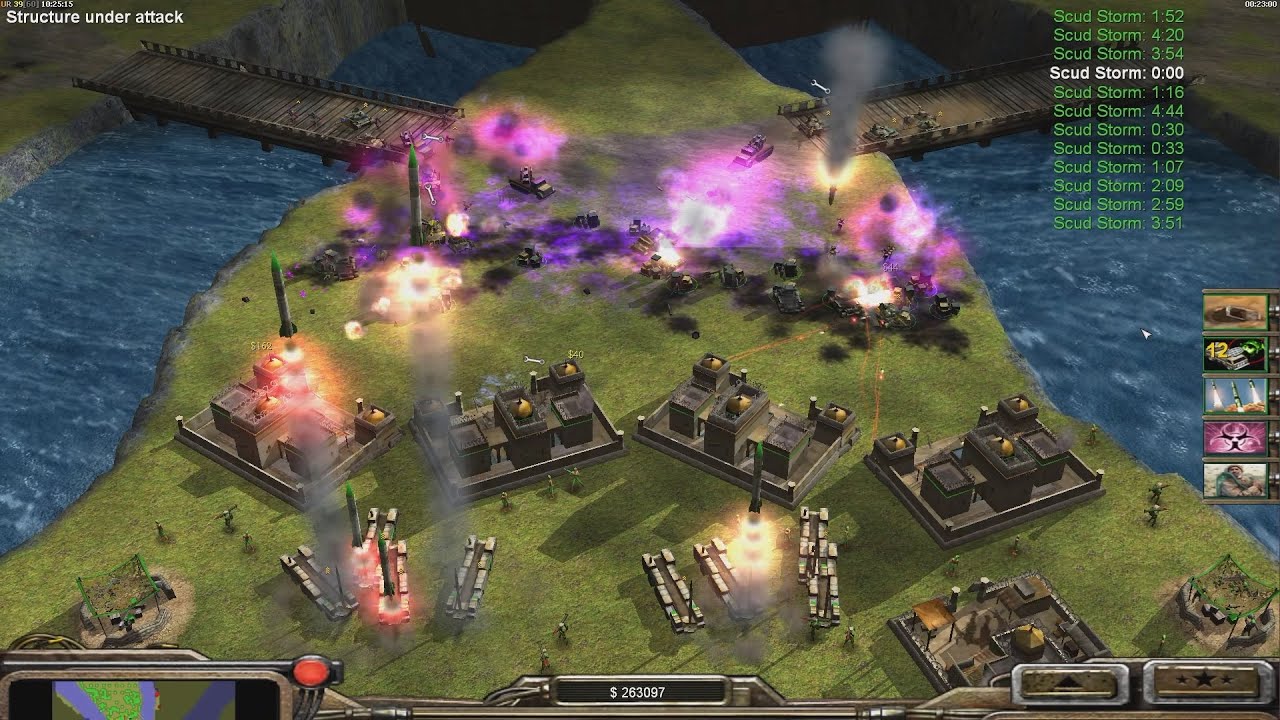 GLA Toxin - Command & Conquer Generals Zero Hour - 1 vs 7 HARD Gameplay ...