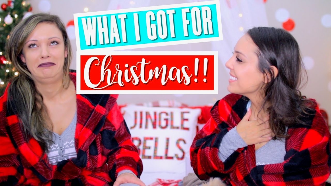 WHAT I GOT FOR CHRISTMAS 2016 SISTER EDITION!! | Kristi-Anne - YouTube