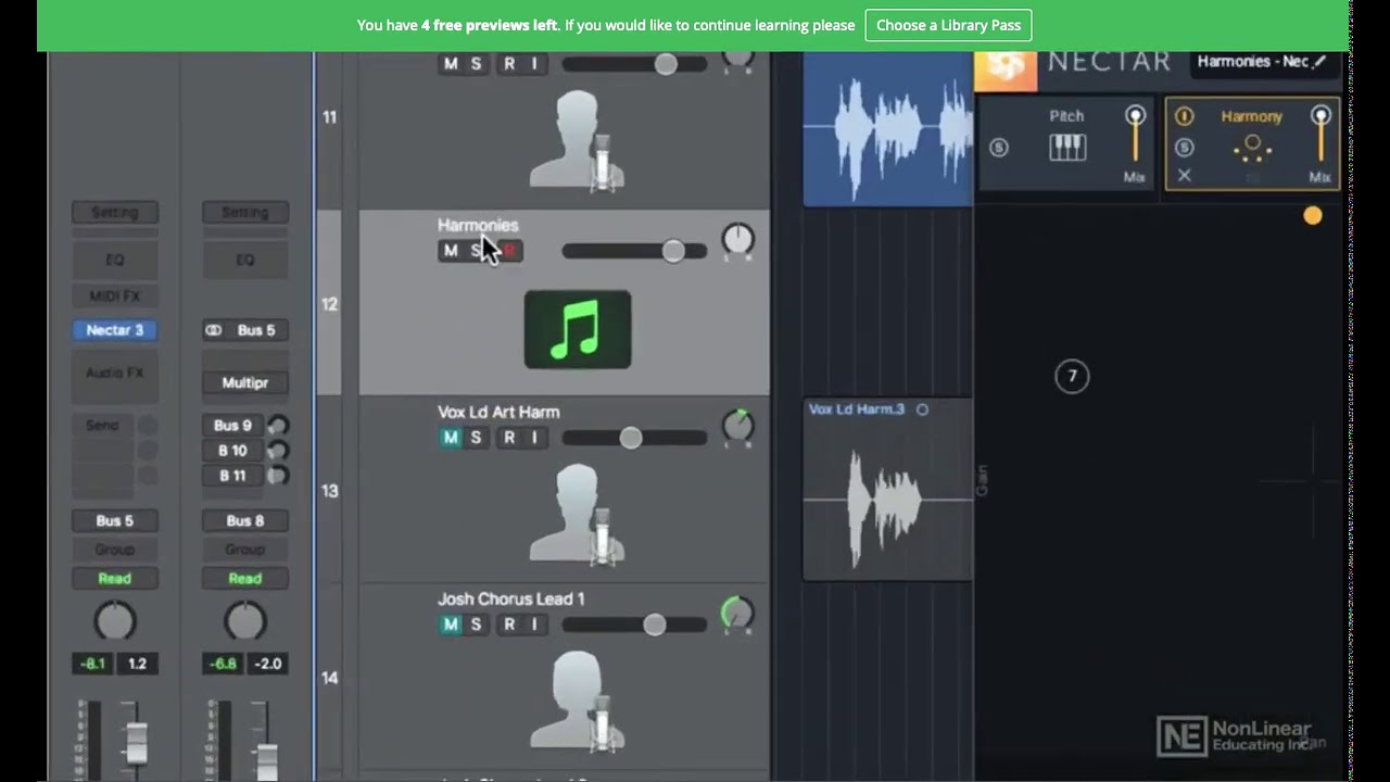 nectar 3 vocal harmonies with midi - YouTube