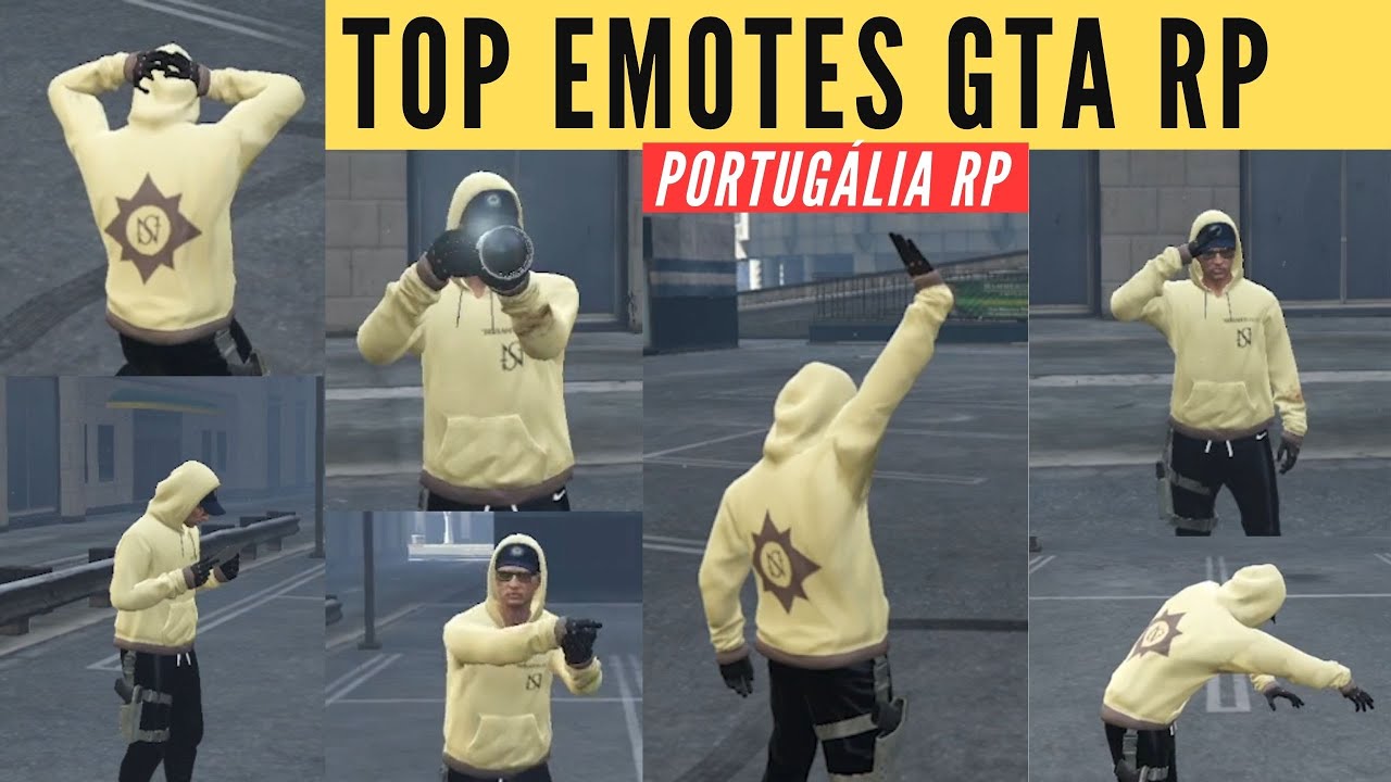 Emotes MAIS usados GTA RP (Como Usar) - YouTube