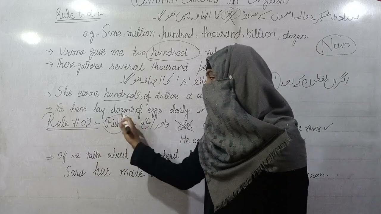 synopsis of common errors in English Lecture no:1 - YouTube