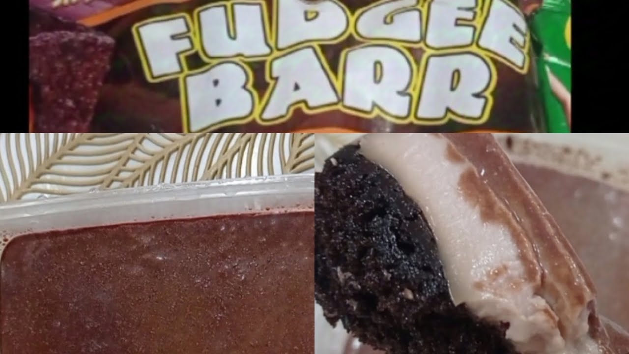 FUDGEE BAR CAKE NO BAKE - YouTube