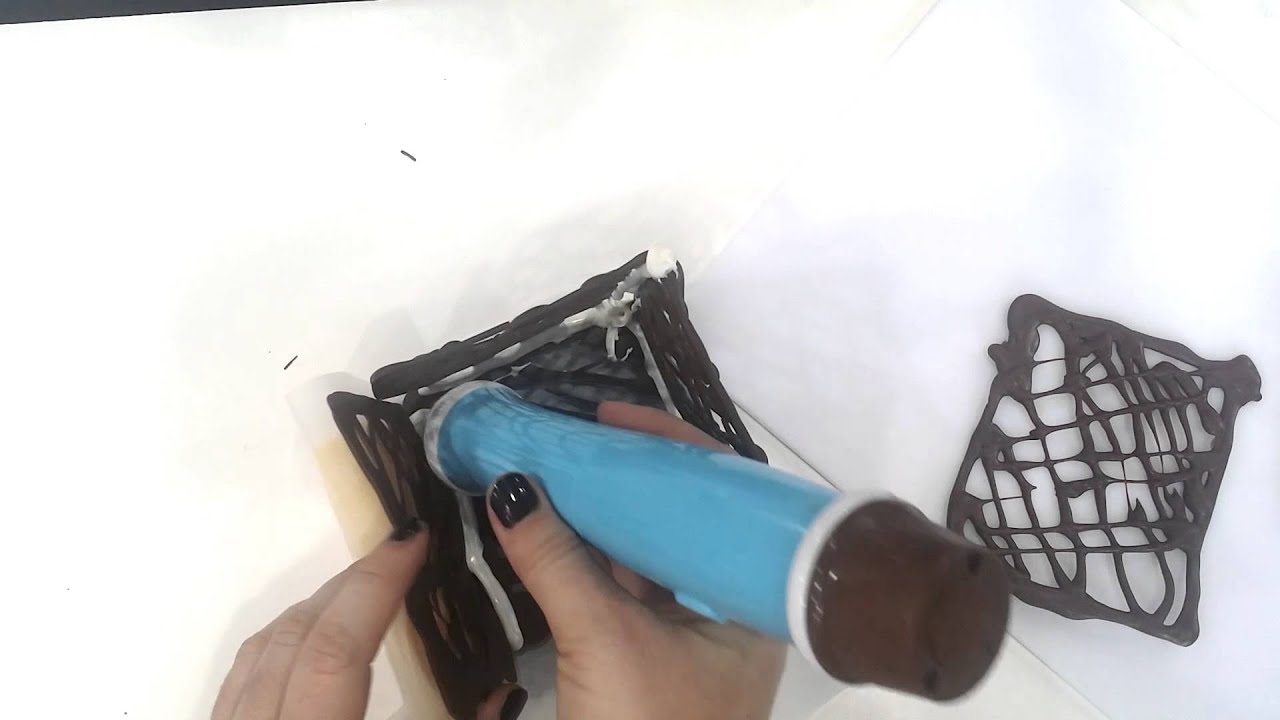 Chocolate Pen Tutorial | How to make a 3D Chocolate Cube - YouTube