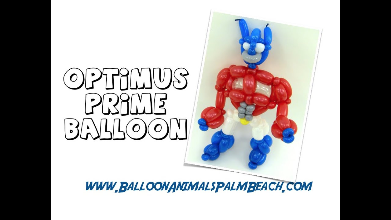 HowTo Make A Balloon Like Optimus Prime - Balloon Animals Palm Beach ...