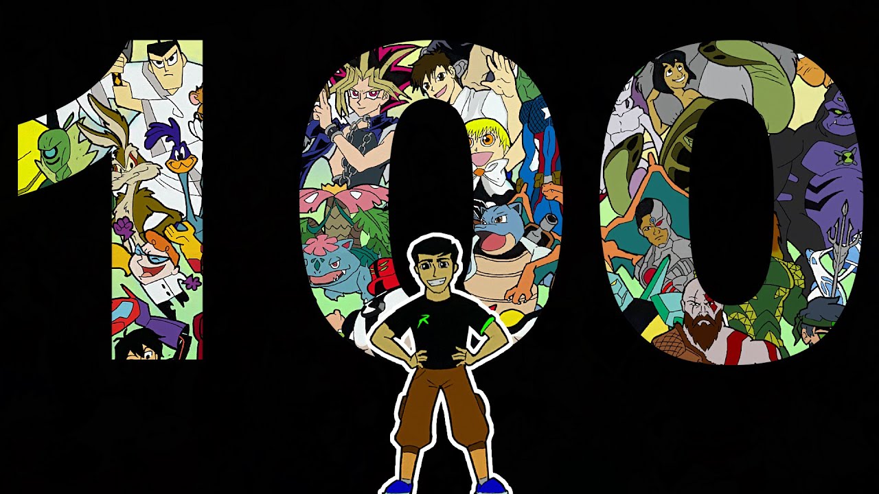 100th VIDEO 100 CHARACTERS (SPECIAL) - YouTube