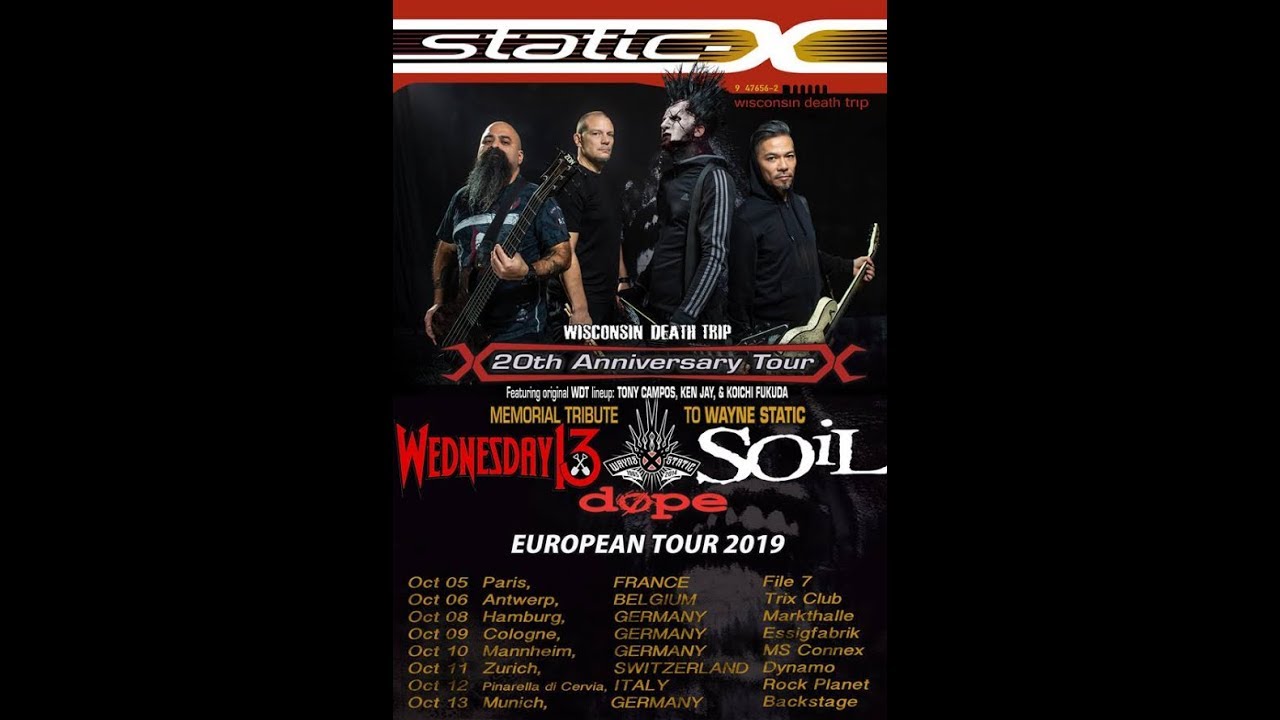STATIC-X rumor that vocalist Edsel Dope from DOPE is their touring ...