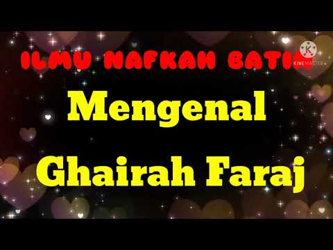 ILMU NAFKAH BATIN - Mengenal Ghairah Faraj
