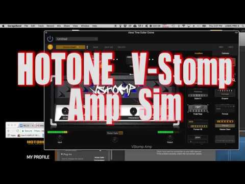 HOTONE V-Stomp Virtual Amp Sim Plugin - YouTube