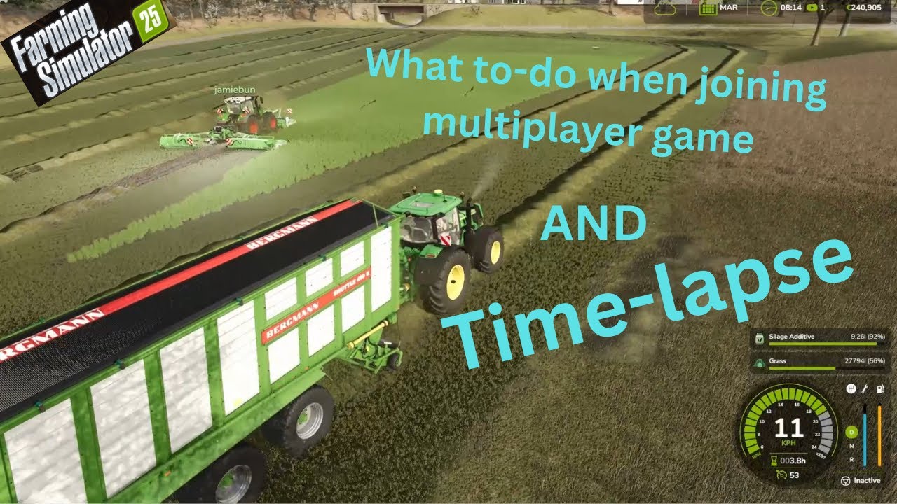 What to-do on Multiplayer Farm & Time-lapse - YouTube