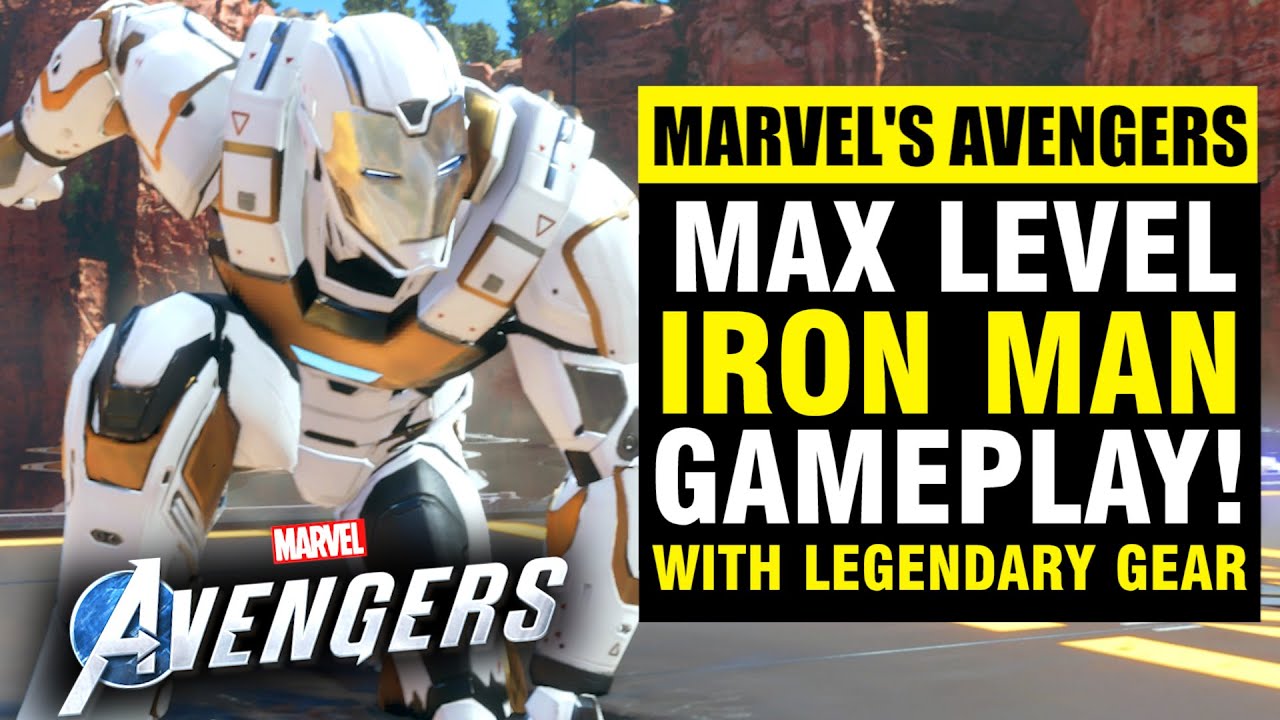 Marvel's Avengers - Max Level Fully Upgraded Iron Man Gameplay! - YouTube