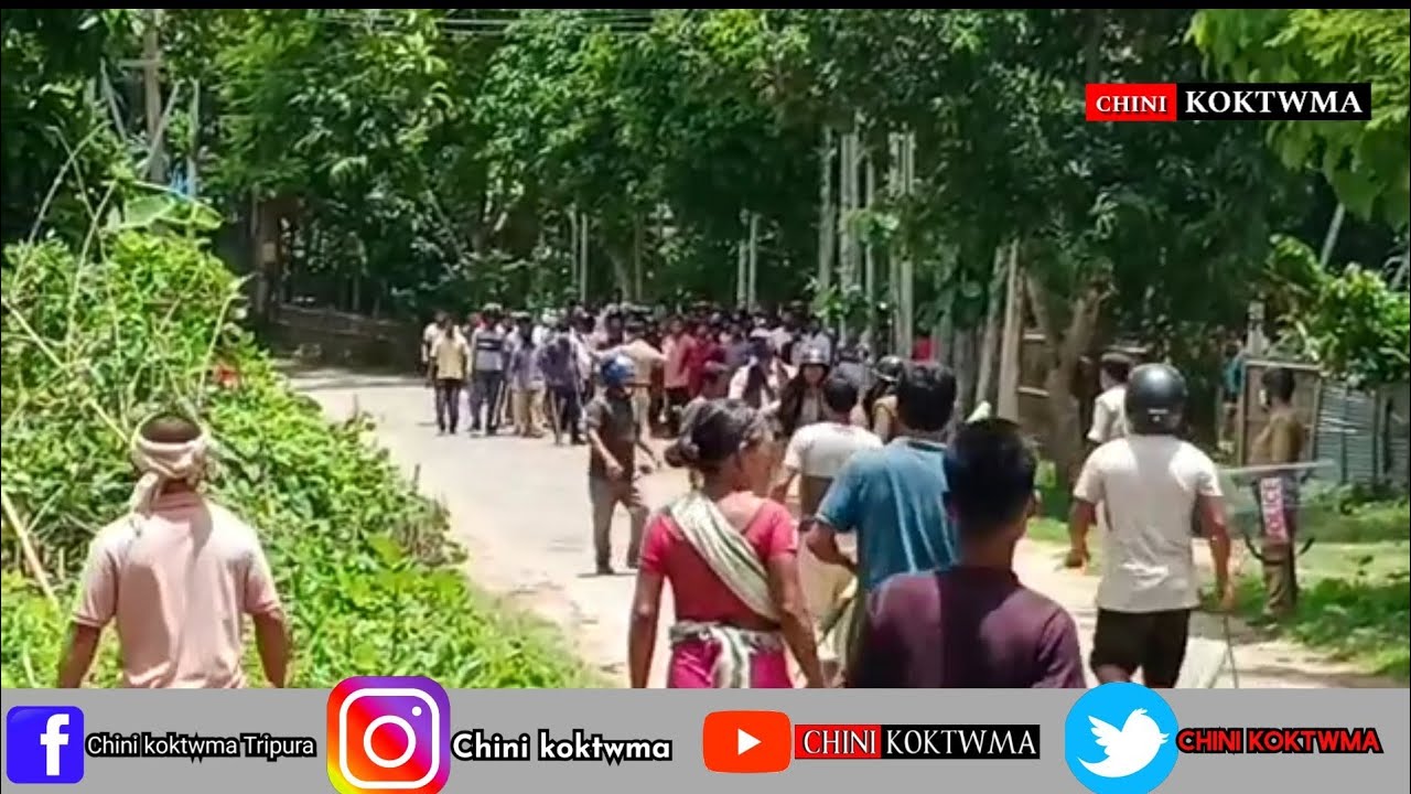 MLA PARIMAL DEBBARMA NI DAGIMUNG BAI BJP NI GUNDA ROG NOG NUKHUNG TEI MALKHUNG CHOPROJAKHA ...