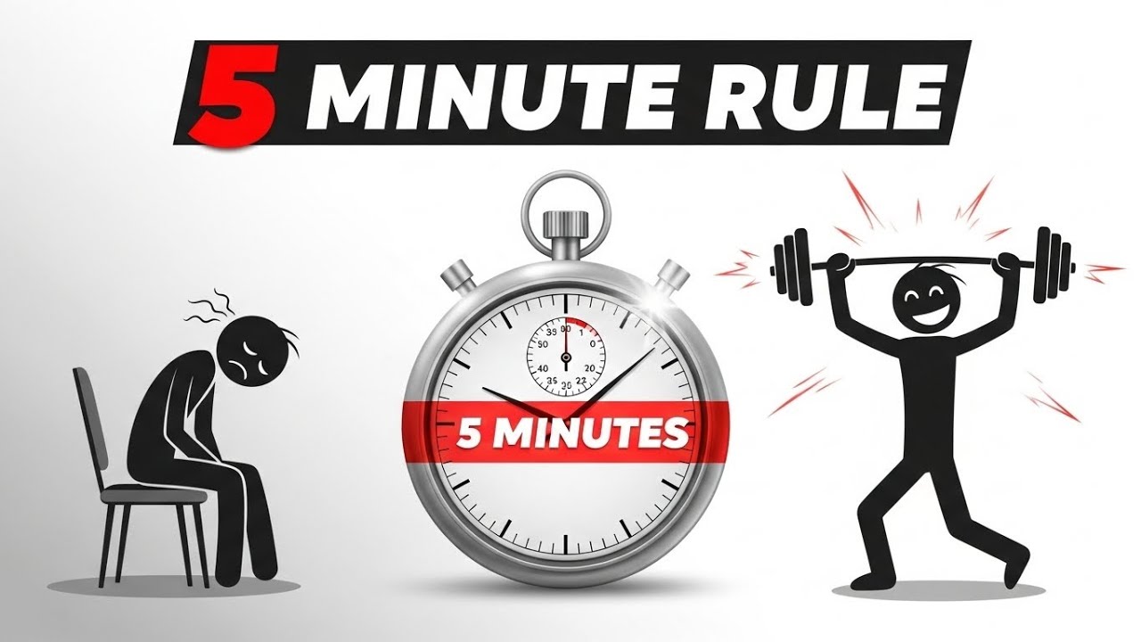 "The 5 Minute Rule" | Beat Procrastination in Just 5 Minutes! - YouTube