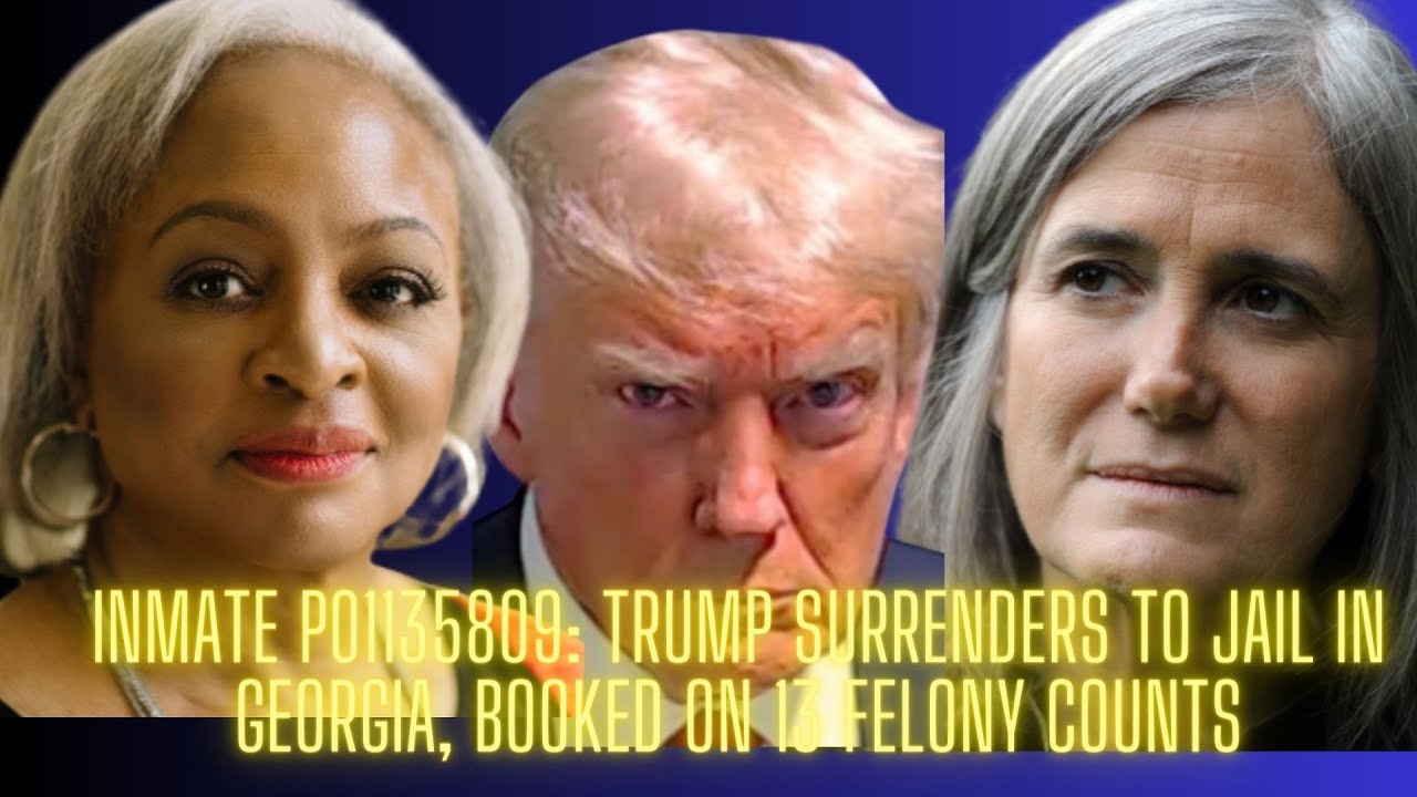 Inmate P01135809 Trump Surrenders to Jail in Georgia, Booked on 13 ...