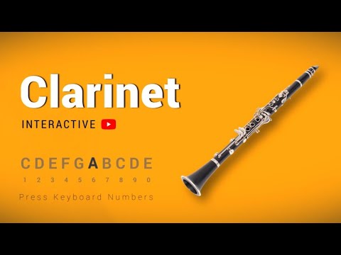 Youtube Clarinet - Play with your number keys