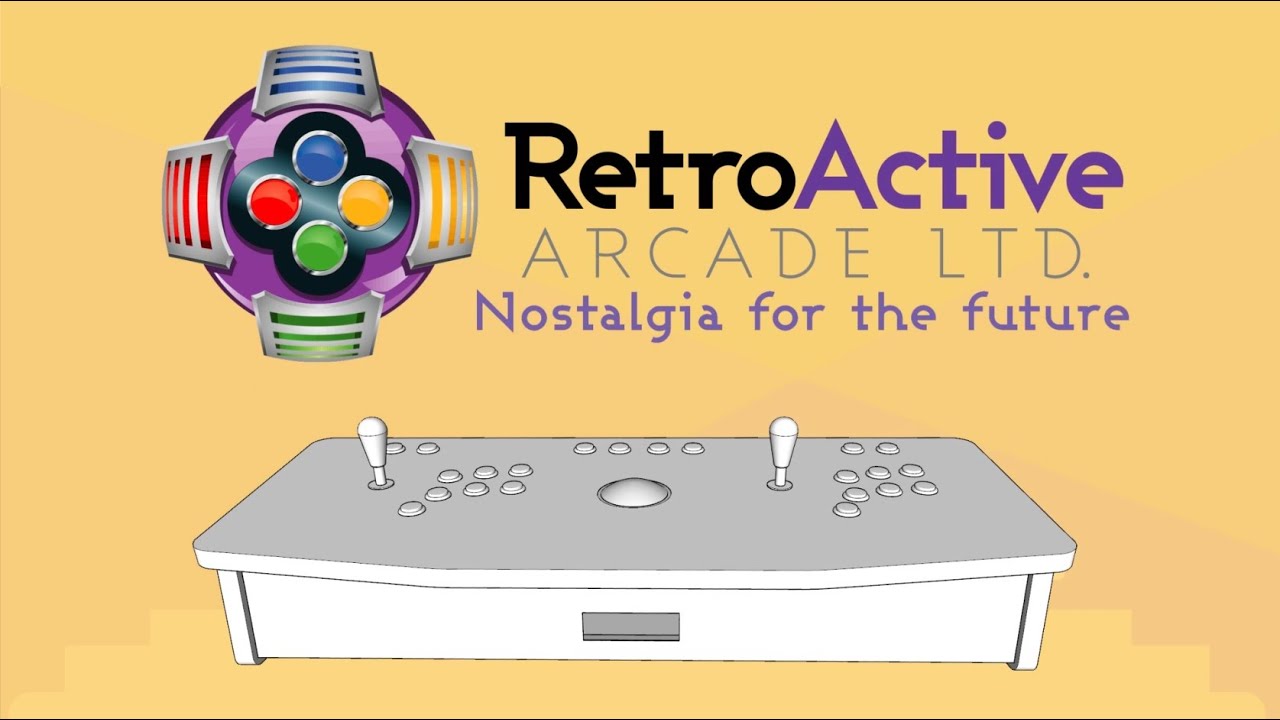 Retro Active Arcade DIY Console Kits - YouTube