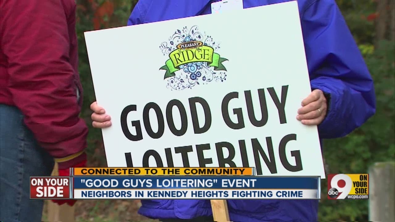 'Good Guys Loitering' event held in Kennedy Heights - YouTube