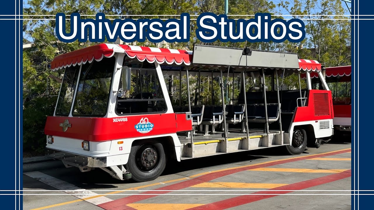 Universal Studios Hollywood - Studios Tram 60th Anniversary ...