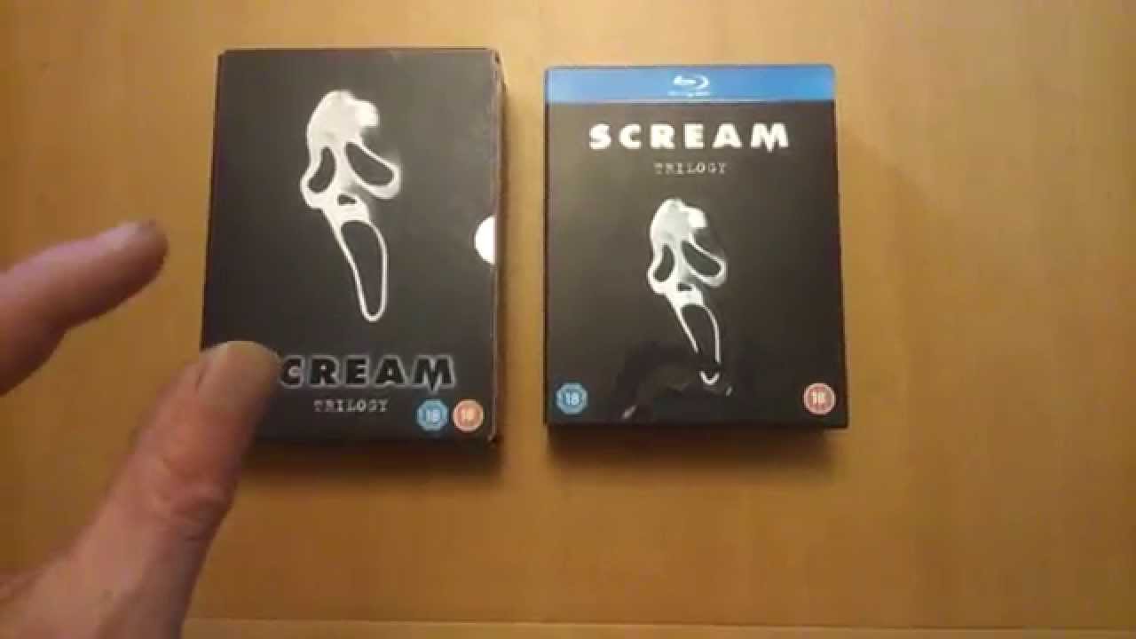 SCREAM TRILOGY blu-ray and dvd boxsets' - YouTube