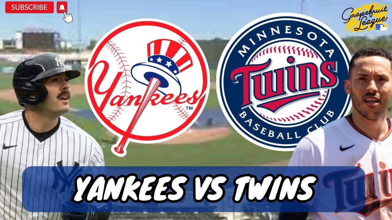 New York YANKEES vs Minnesota TWINS - EN VIVO Spring Training 2024 MLB ...