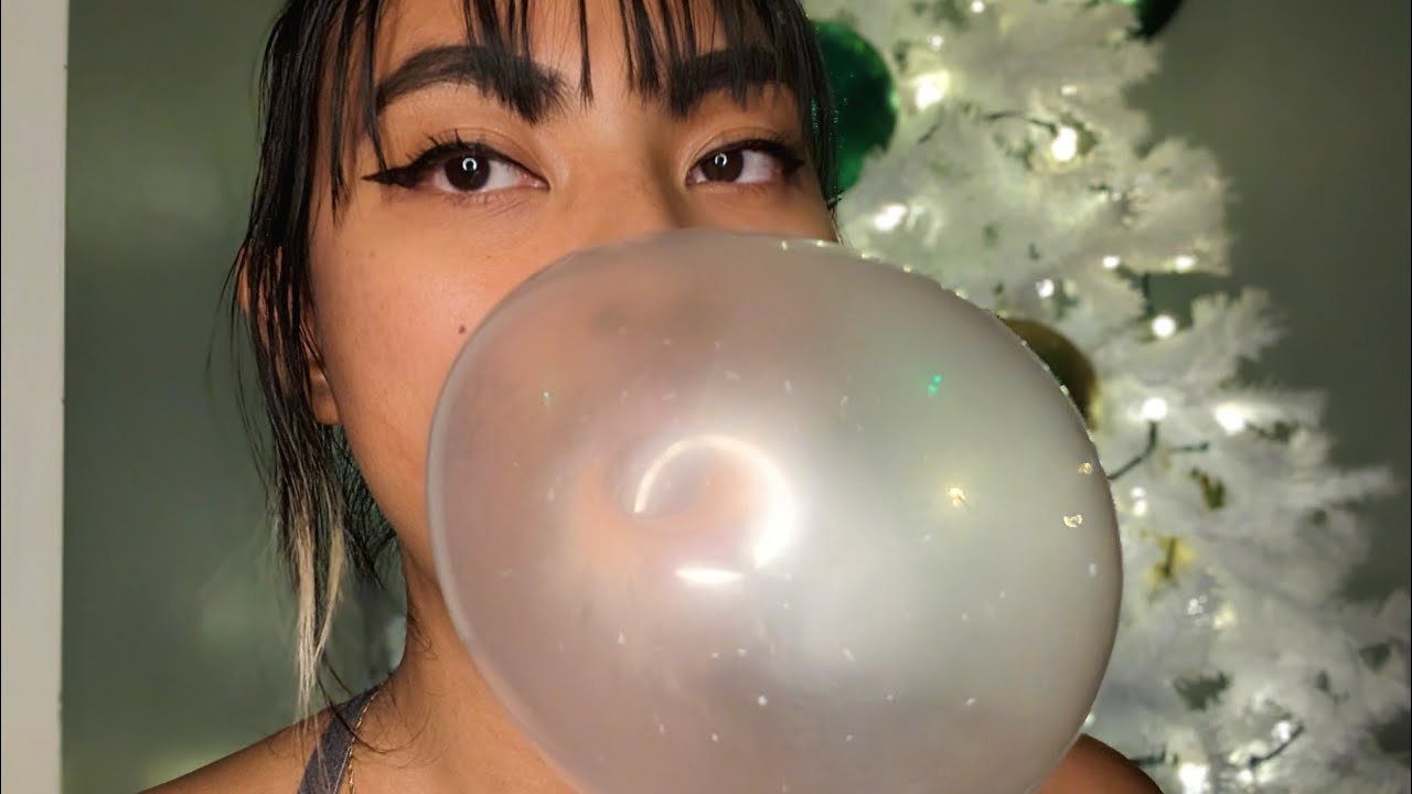 ASMR Chewing Dubble Bubble And Super Gum , Blowing Bubbles , Chewing Sounds + Rambles - YouTube