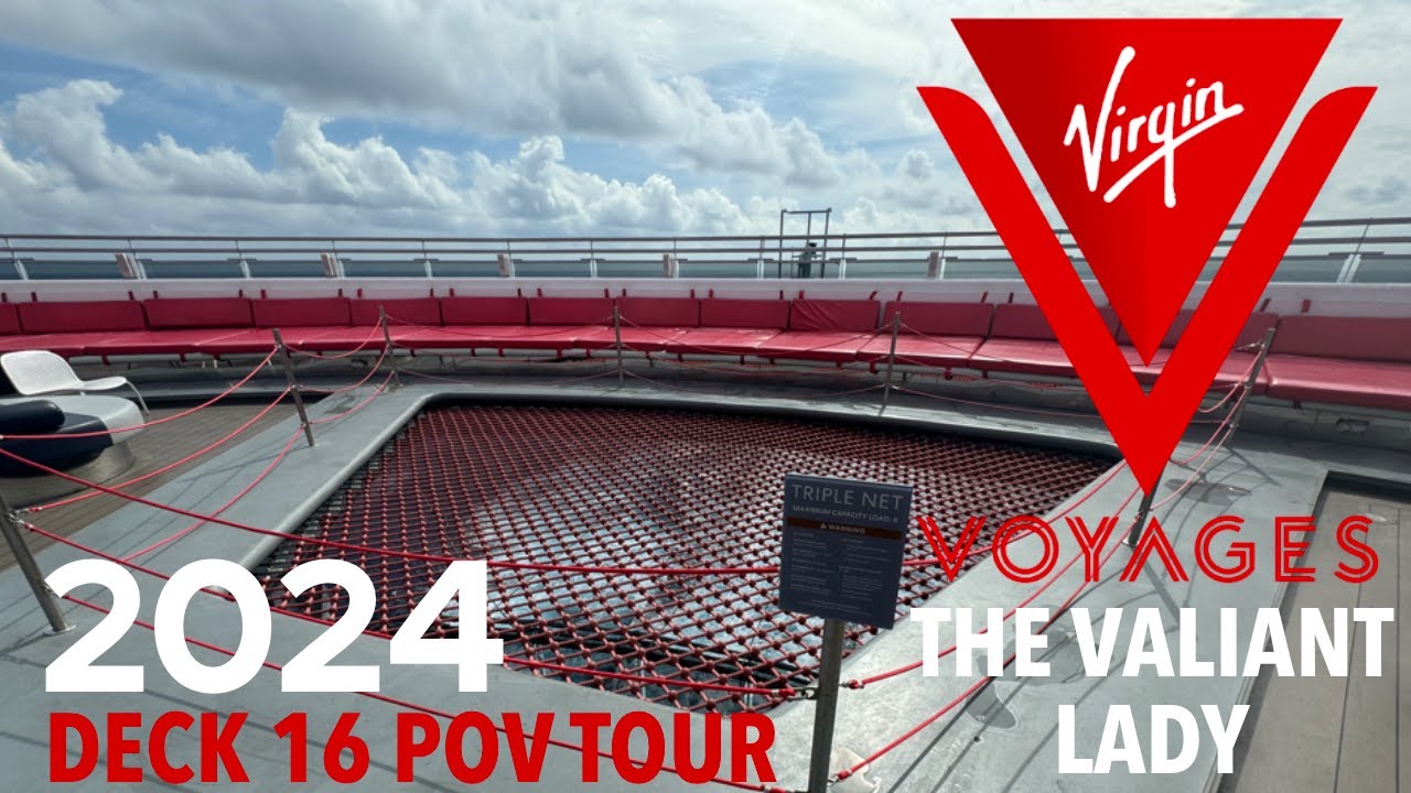 Virgin Voyages Valiant Lady Deck 16 POV Tour - 2024 in 4k - YouTube