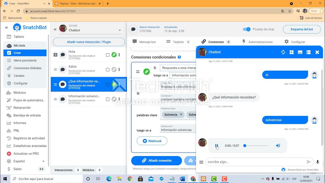 Snatchbot tutorial - YouTube