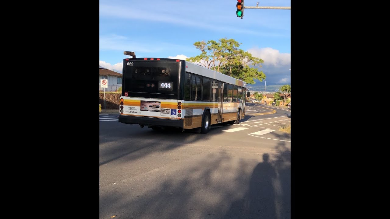 Thebus Honolulu Bus' 622 Gillig Low Floor 40' Ft Route 444 Village Park ...