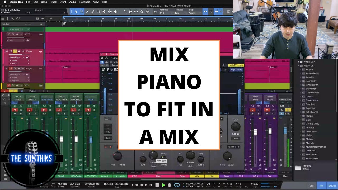 How To Mix Piano To Fit In A Full Mix - YouTube