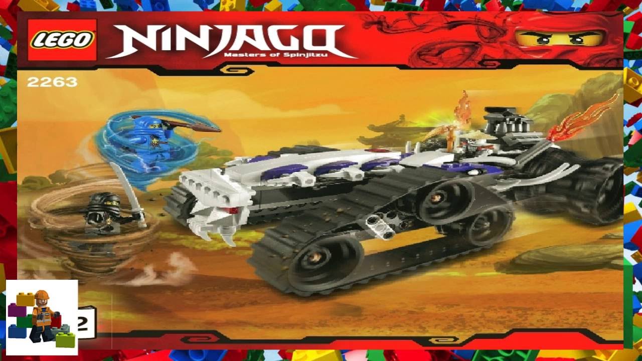 LEGO instructions - Ninjago - 2263 Turbo Shredder (Book 2) - YouTube