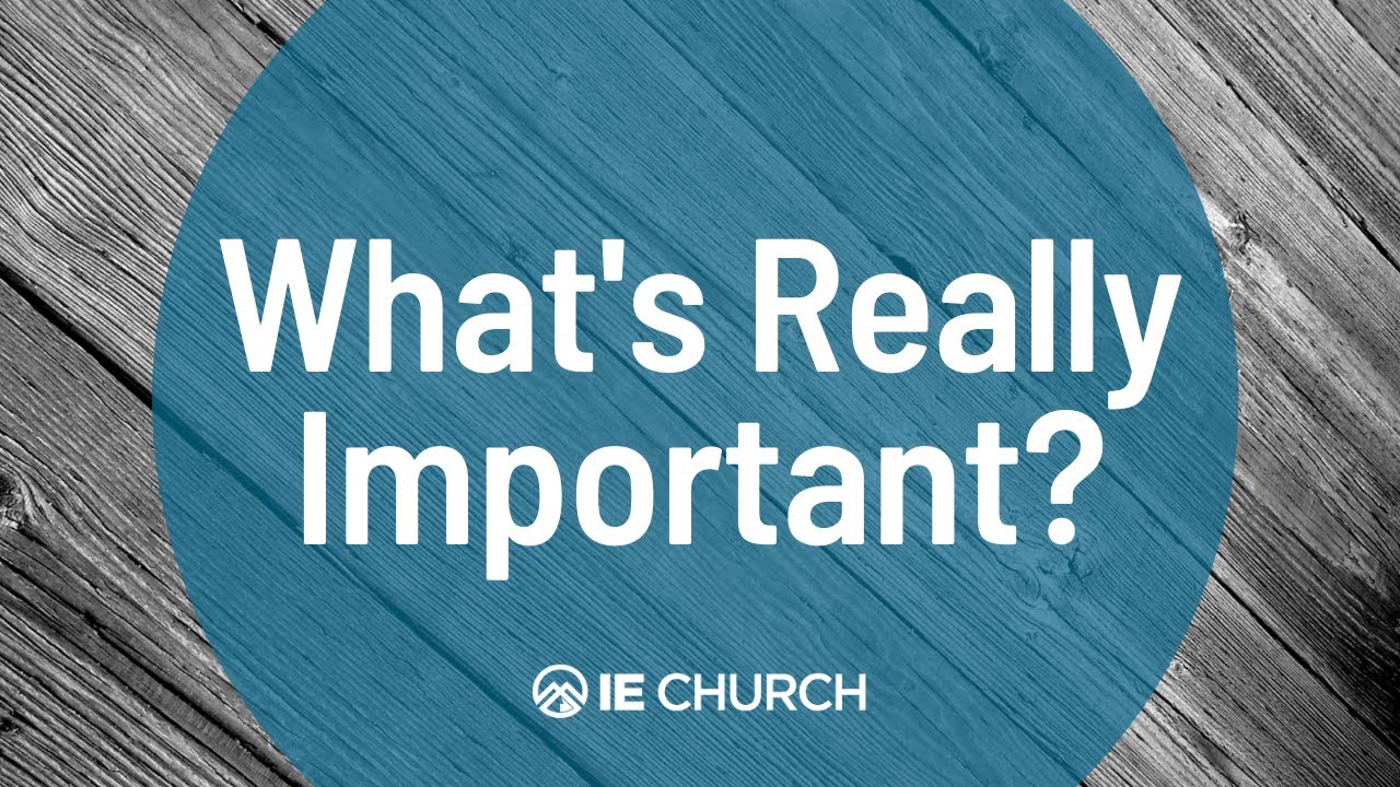 What's Really Important - Sam Newman - YouTube