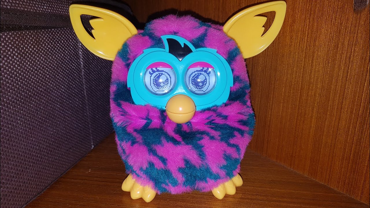 Furby Boom Purple Houndstooth