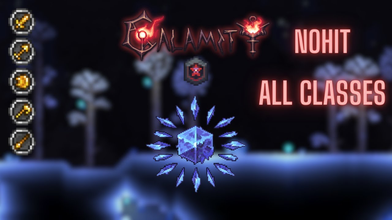 Terraria Calamity: Cryogen Master Death Mode No Hit All Classes - YouTube