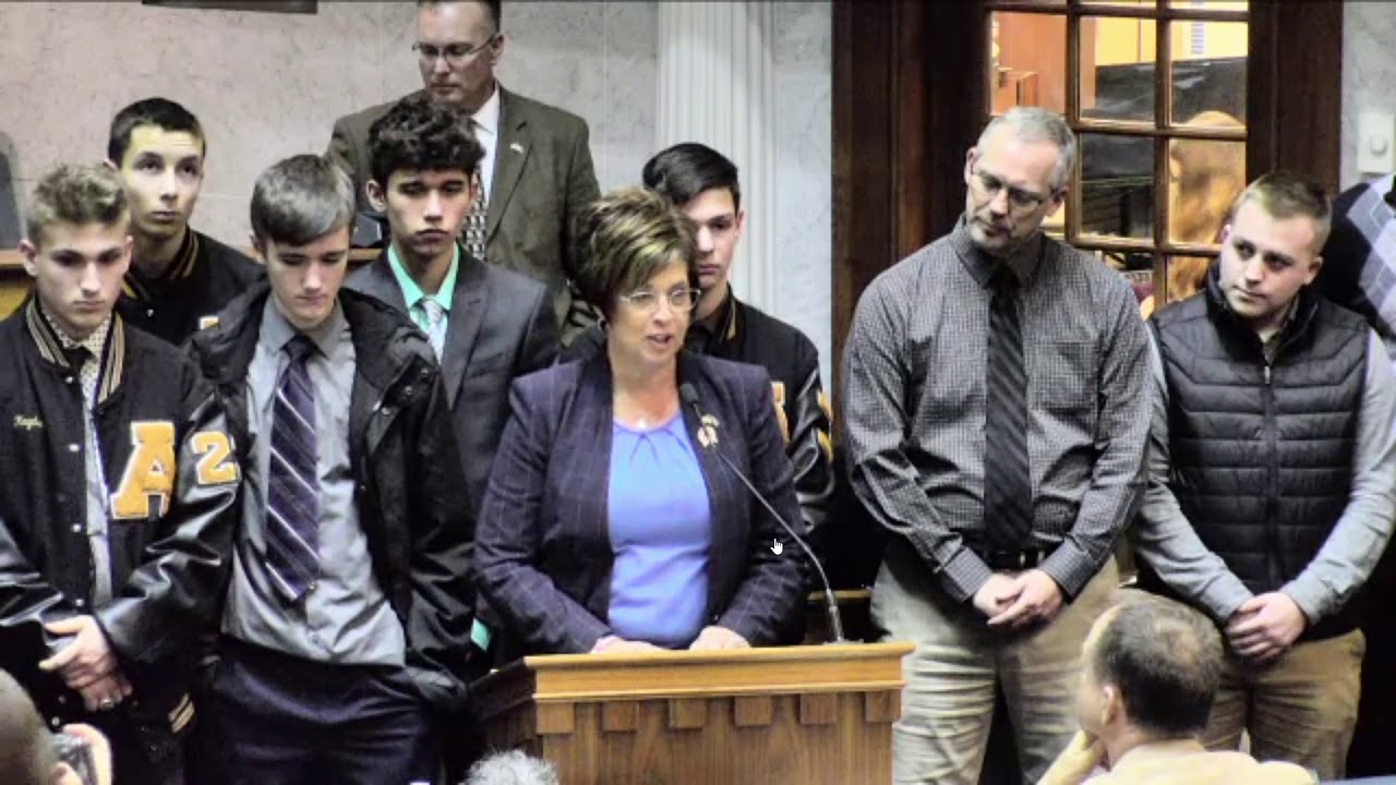 Argos boys soccer recognized on floor of Indiana Indiana General ...
