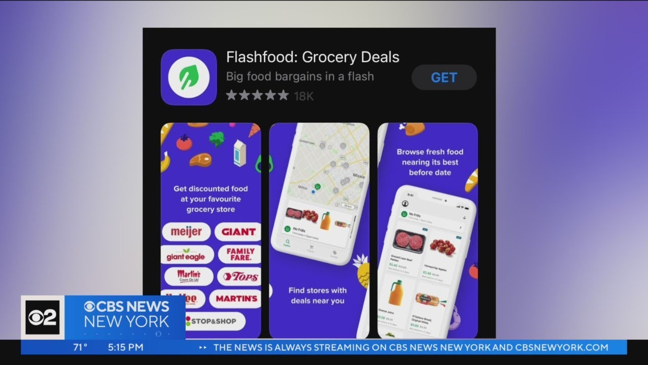 Flashfood app offers discounts on groceries nearing best-by date - YouTube