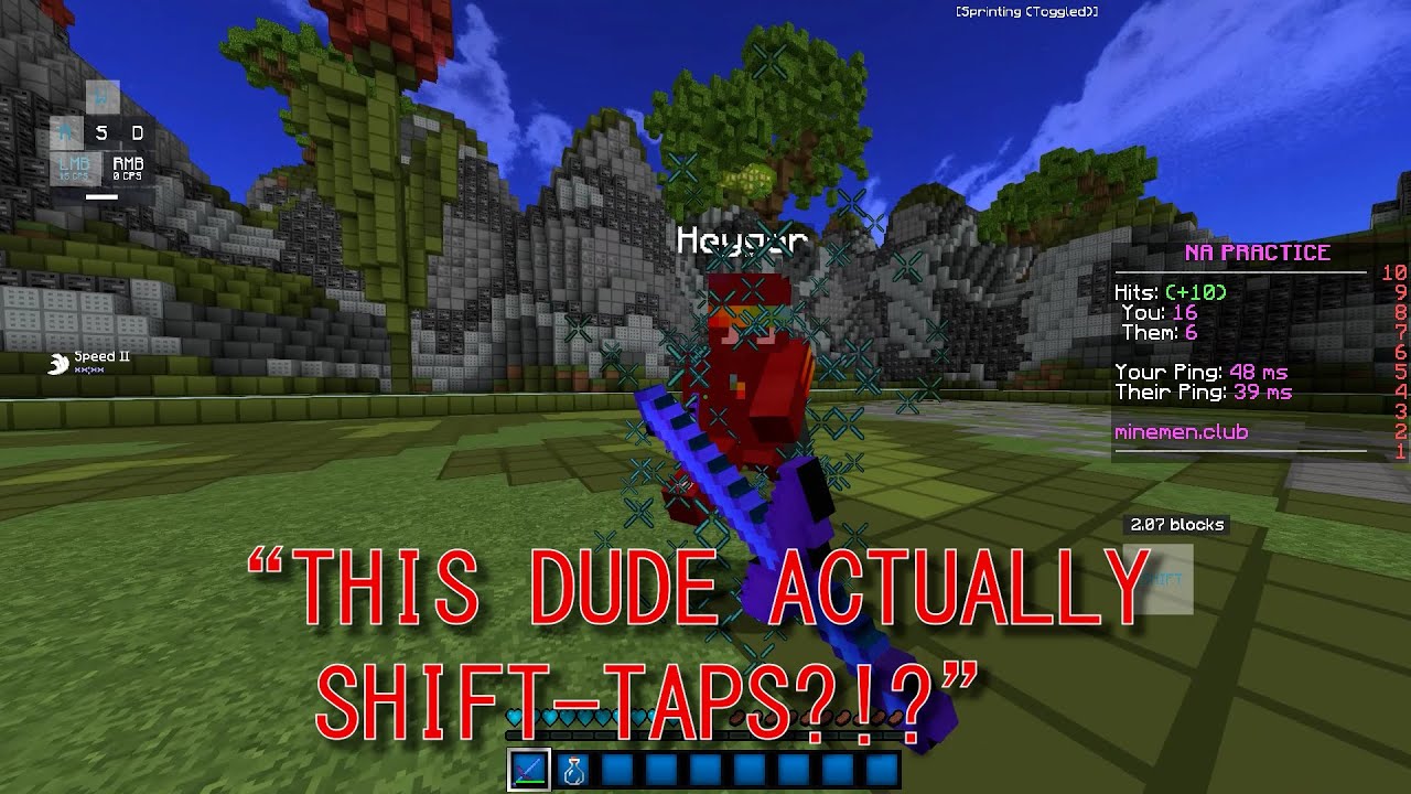 Shift-tapping on a Streamer Live - YouTube