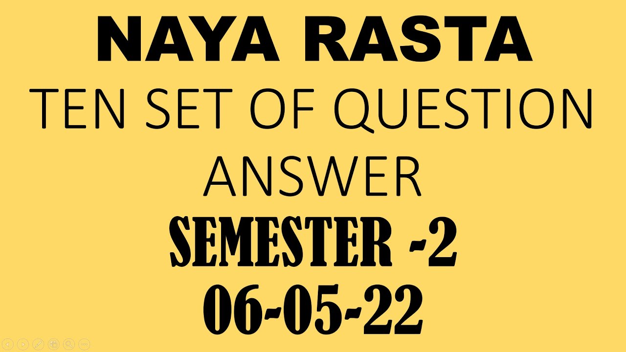 10 set of questions with answers I | NAYA RASTA I ICSE l अध्याय 14 to ...