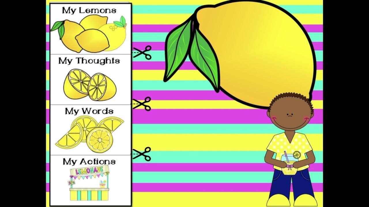 Lemons to Lemonade Flip Flap Book Growth Mindset Activity - YouTube