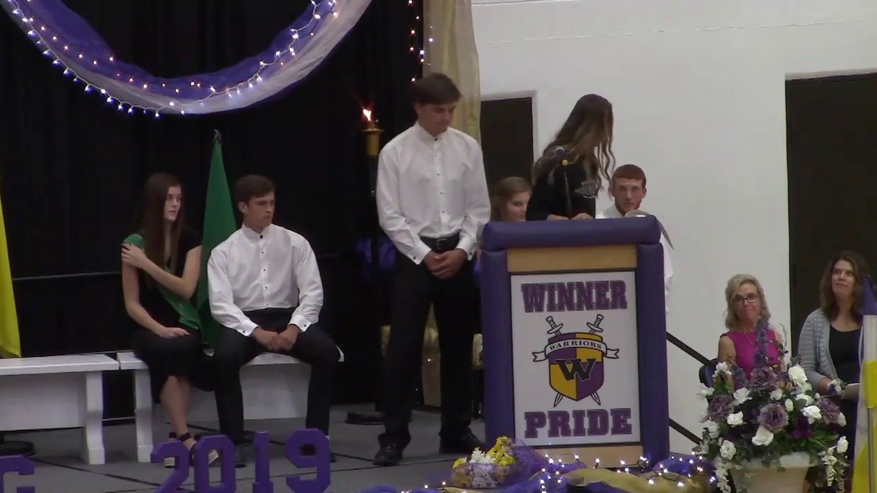 2019 WHS Homecoming Coronation - YouTube