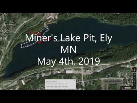 Dive at Miner's Lake Pit, Ely MN - YouTube