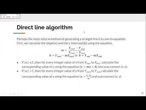 L03 Scan Conversion part 1 explained in Bangla | Computer Graphics ...
