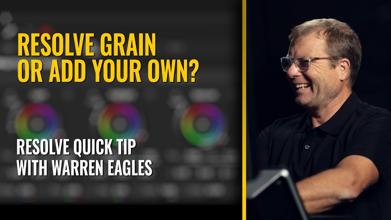Use Resolve grain or add your own? Resolve Quick Tip - YouTube