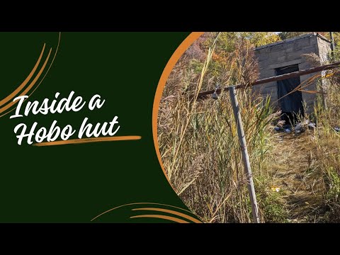 Hobo adventure time (exploring an abandoned hobo hut) - YouTube