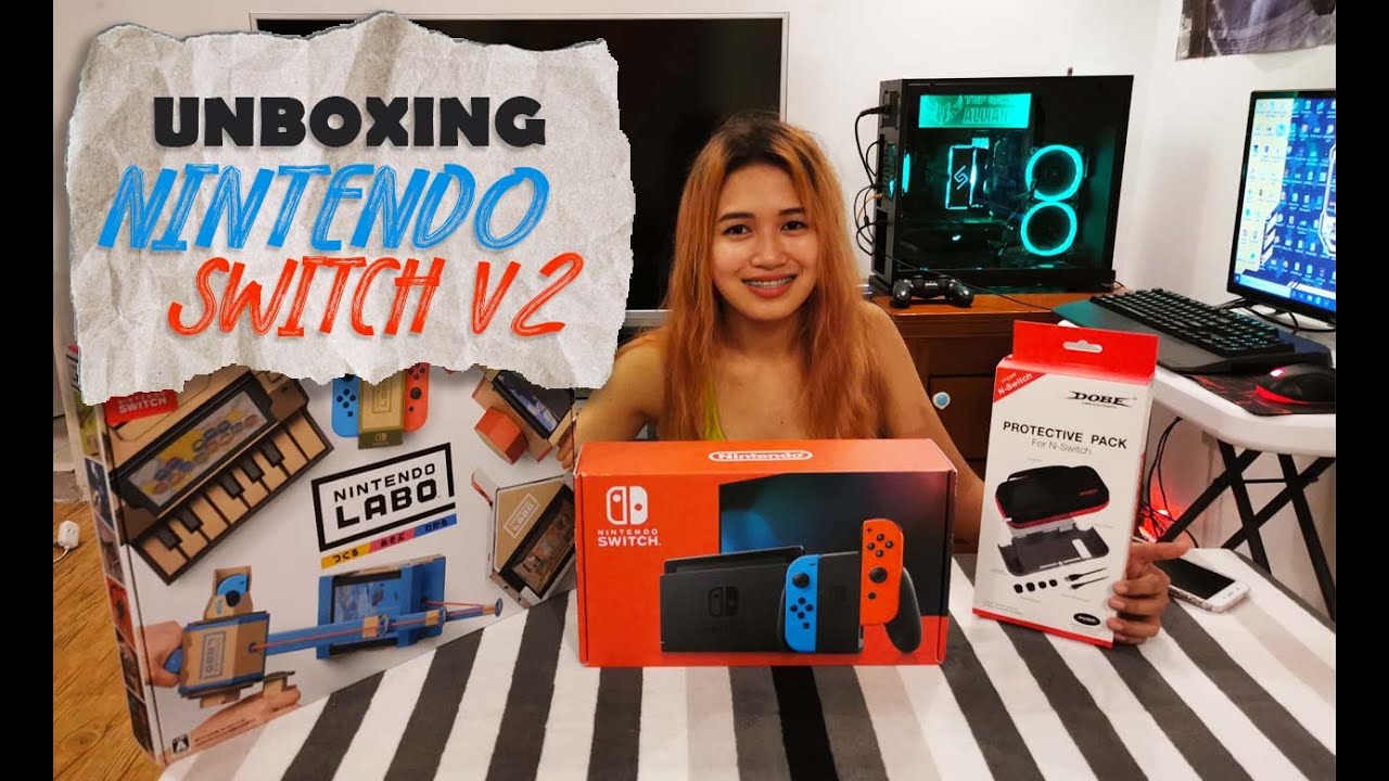 Unboxing Nintendo Switch V2 - YouTube
