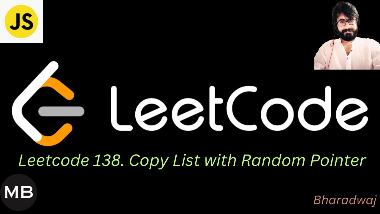 39 Leetcode 138 Copy List With Random Pointer Javascript Youtube 7680