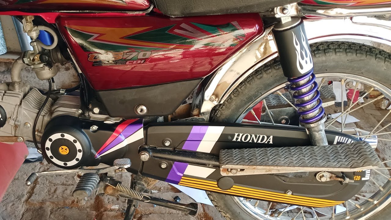 CD 70 full Decoration | CD 70 modified🔥| Tanki tappy lamination | New ...