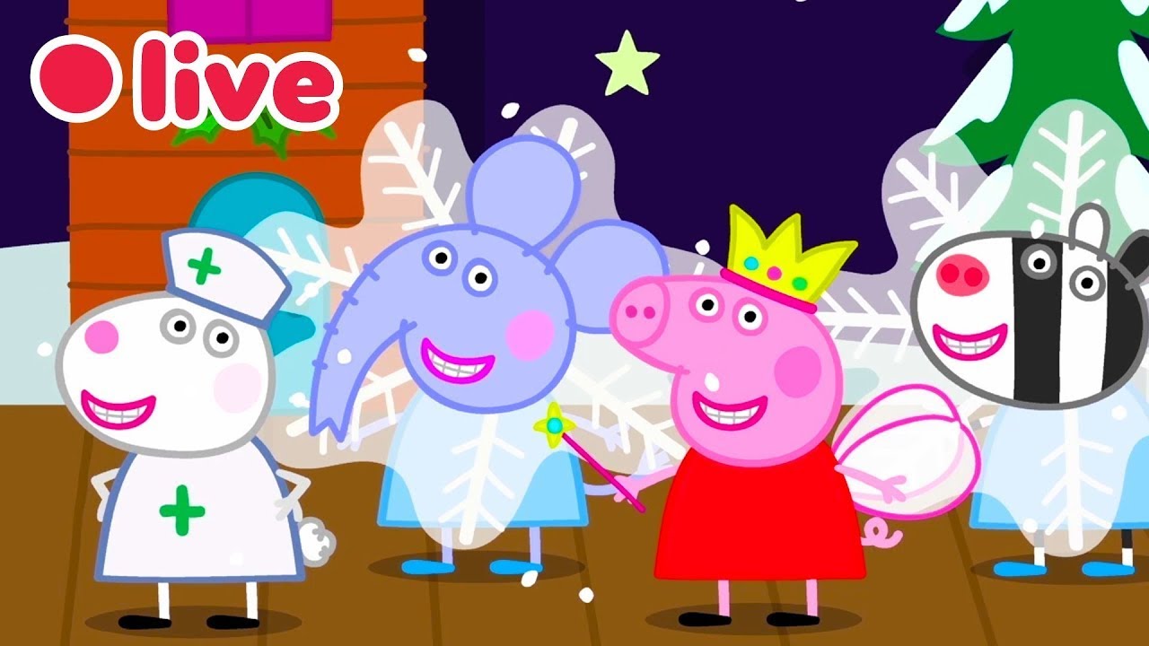 🔴 EN VIVO Peppa Pig 🎄 Episodios de Navidad! ️ Diversión de Invierno ...