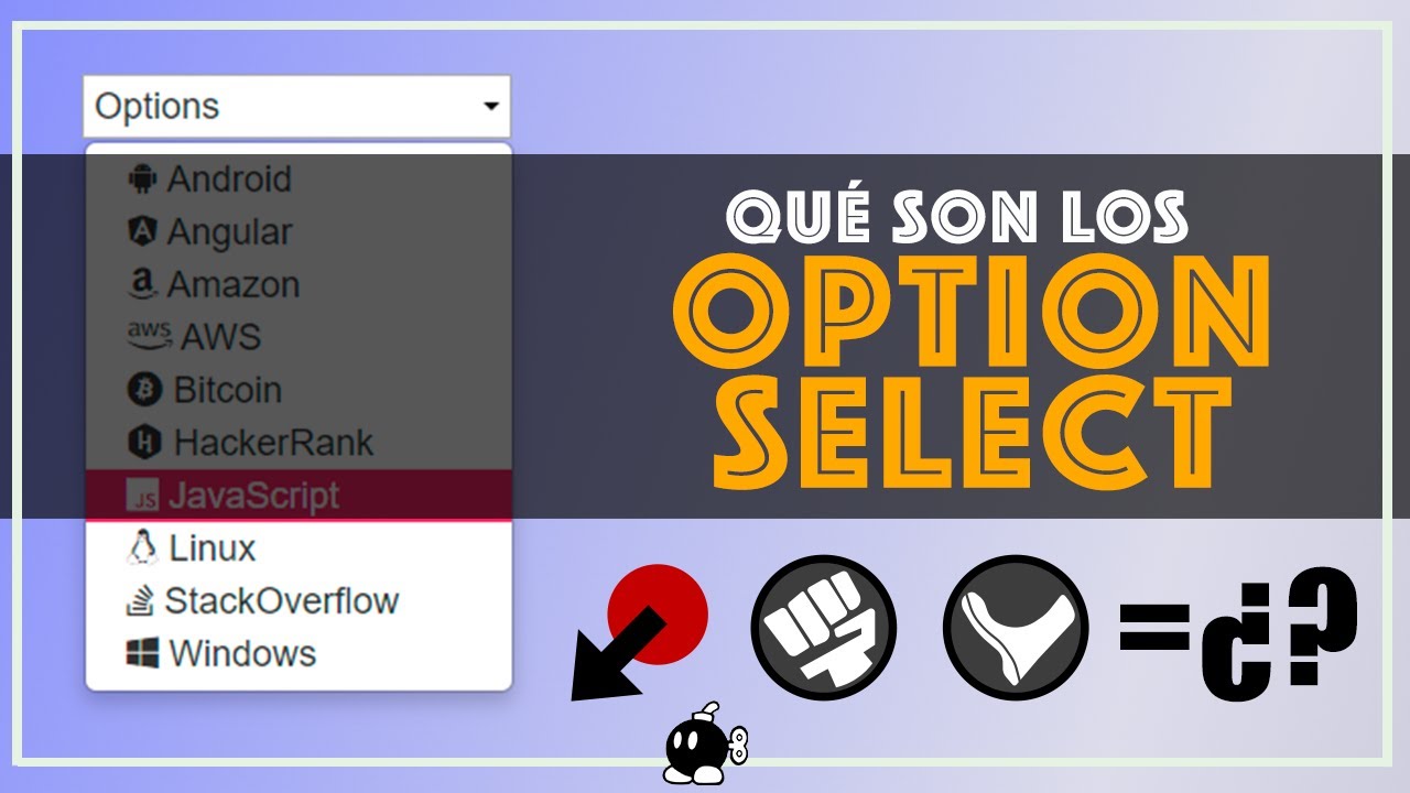 Option Select: Lo básico (y necesario) - YouTube