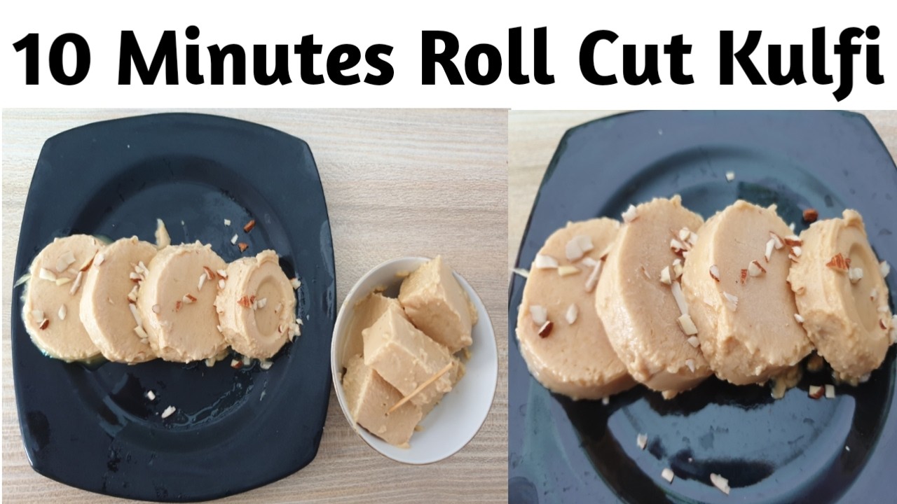 Malai Roll Cut Kulfi Recipe | Soft And Creamy Homemade Kulfi | Matka ...